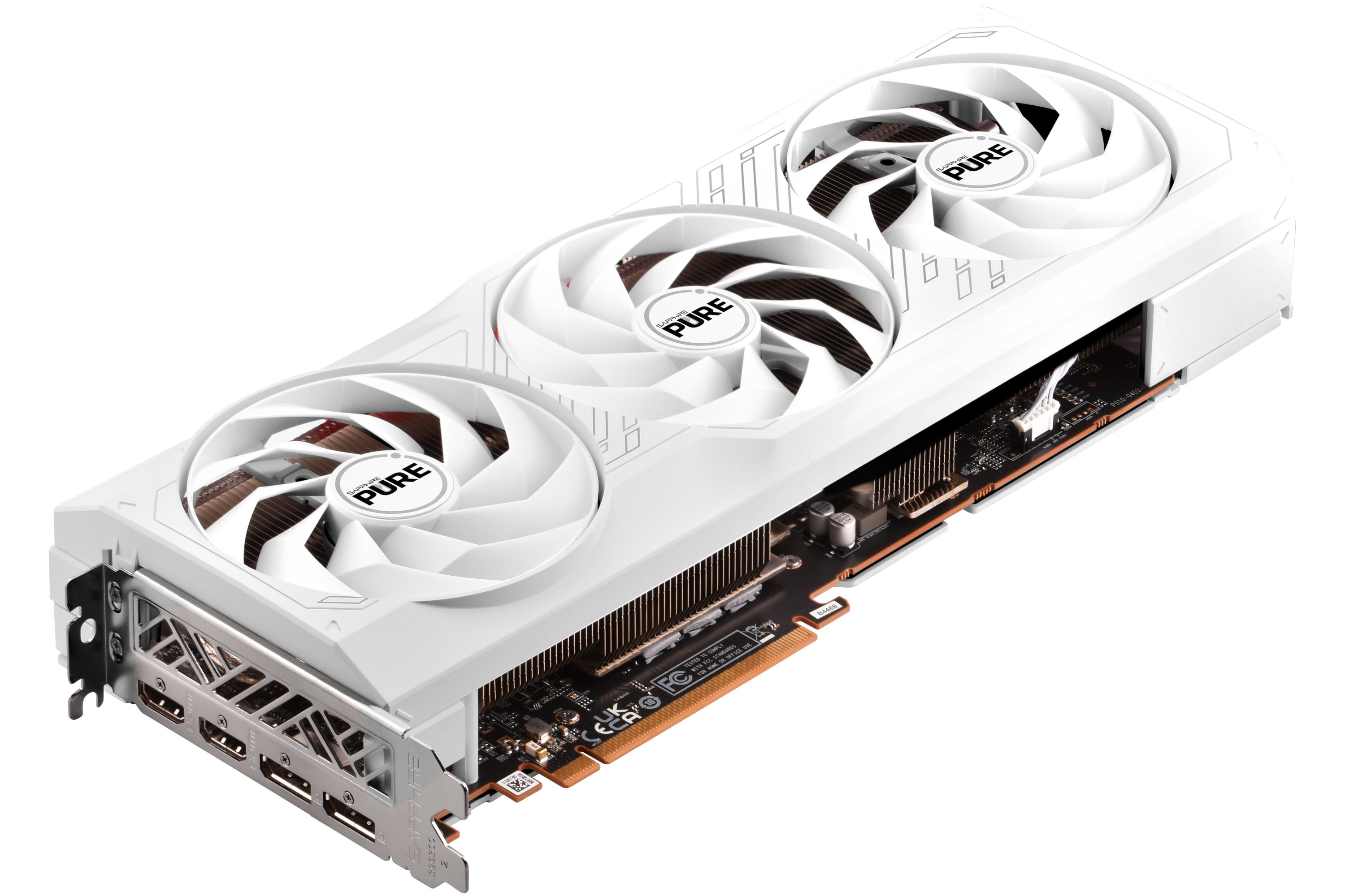 Видеокарта Sapphire PCI-E Radeon RX 7700 XT 12GB DDR6 Pure Gaming White ...