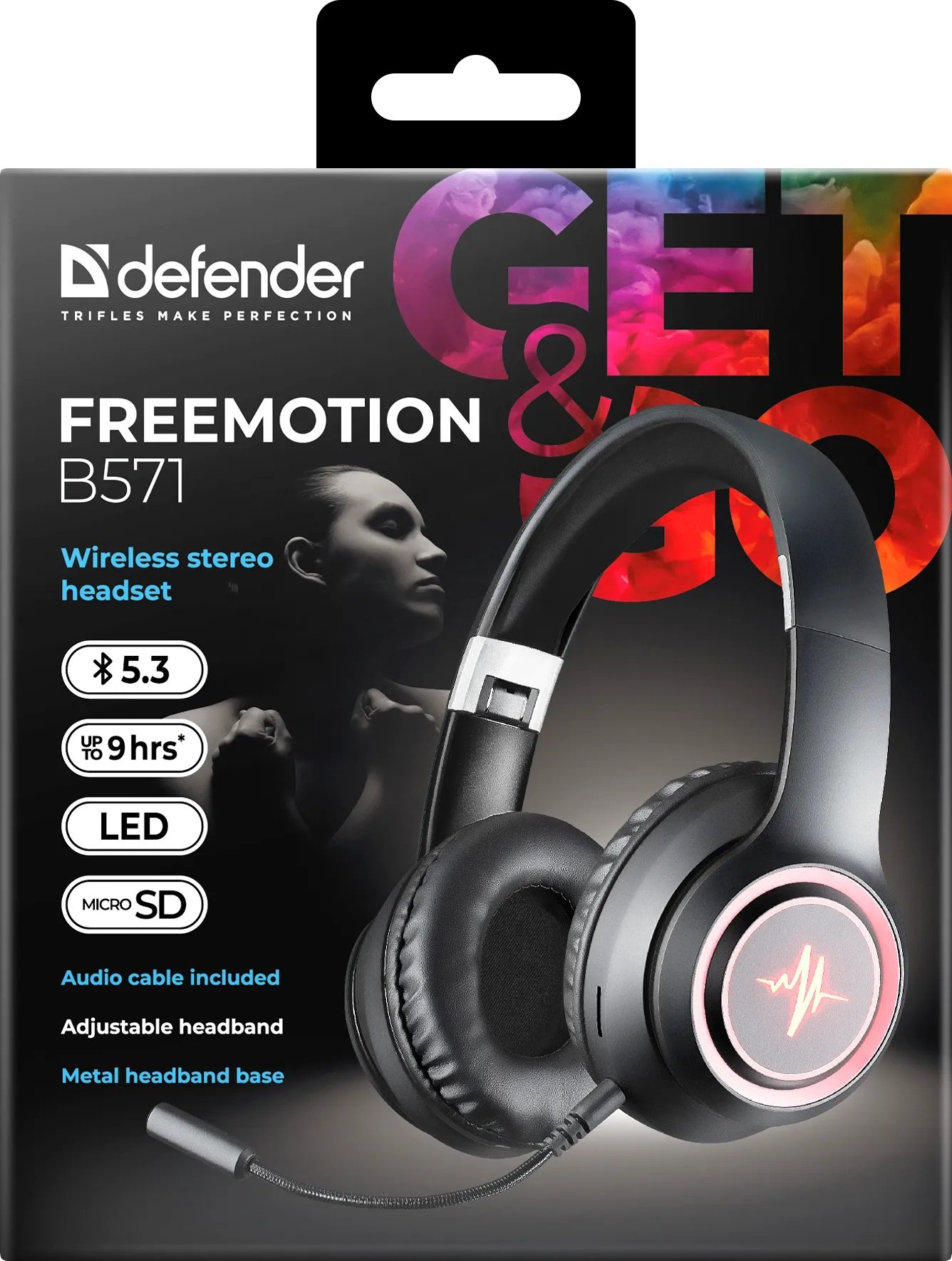 Наушники Defender FreeMotion B571 Black (63572) купить | ELMIR - цена ...