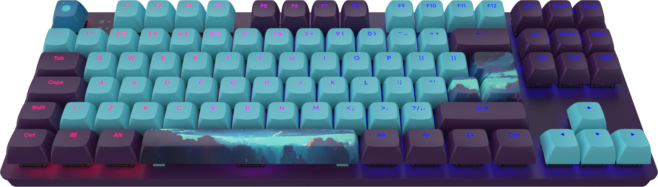 Клавиатура Dark Project One 87 Night Sky RGB ENG/UA (DPO87_GSH_NSKY ...