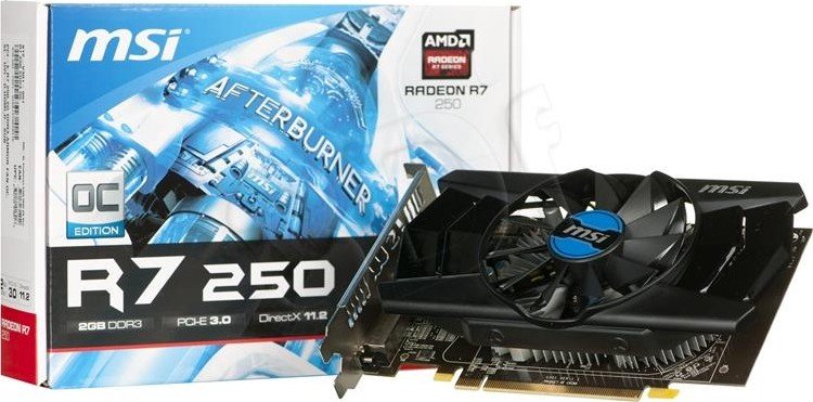 Видеокарта MSI PCI-E Radeon R7 250 2GB DDR3 (R7 250 2GD3) - купить в ...