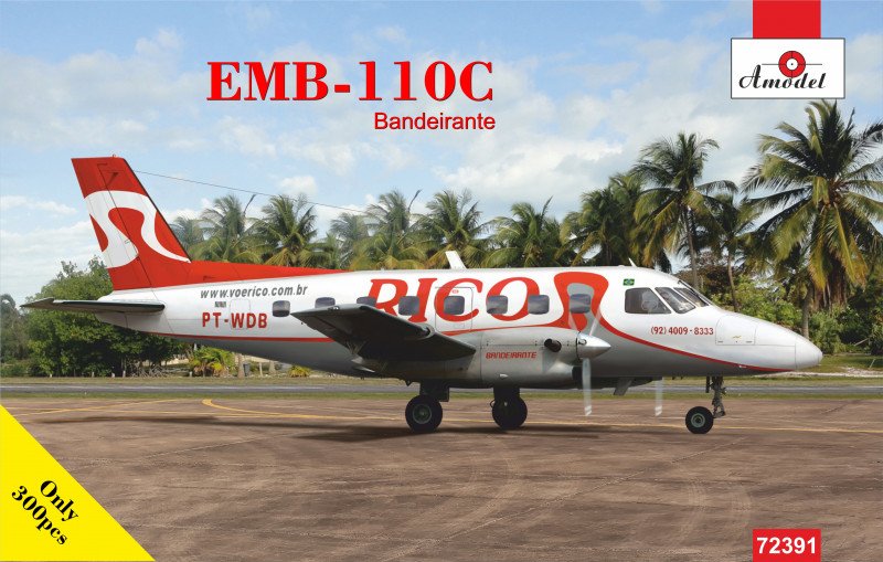 Модель Amodel Самолет Embraer EMB-110C Bandeirante (AMO72391) купить ...