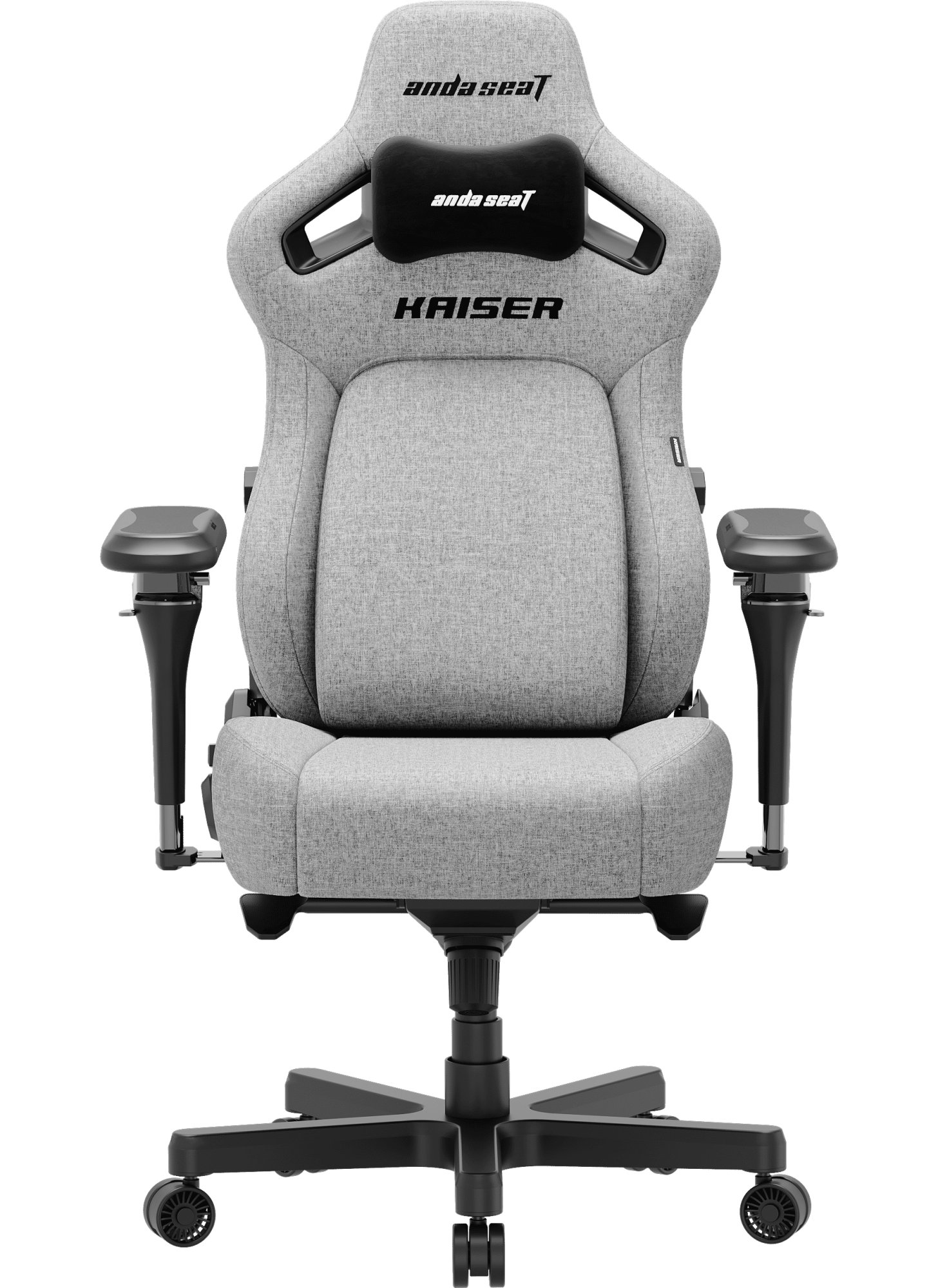 Крісло геймерське Anda Seat Kaiser 4 V2 Size XL Gray Fabric (AD12YDDC ...