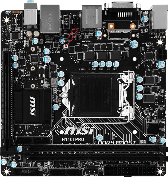 Материнская плата MSI H110I Pro s-1151 H110 купить | Elmir - цена ...