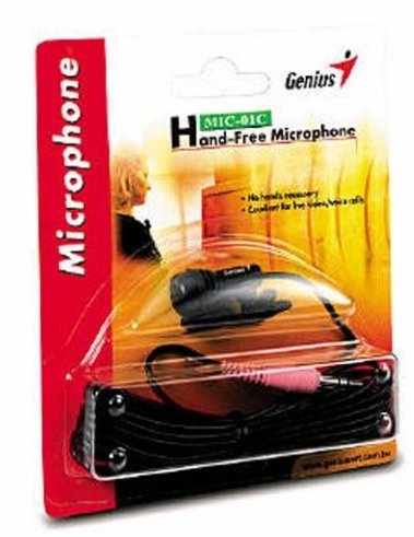 Микрофон Genius MIC-01C Black (31700030100) купить | ELMIR - цена ...