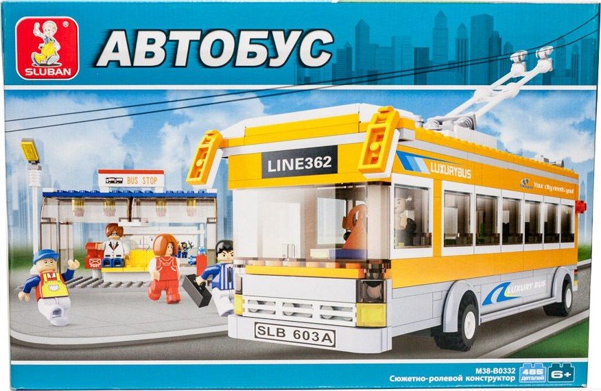 Конструктор Sluban Автобус Троллейбус (M38-B0332) купить | ELMIR - цена ...