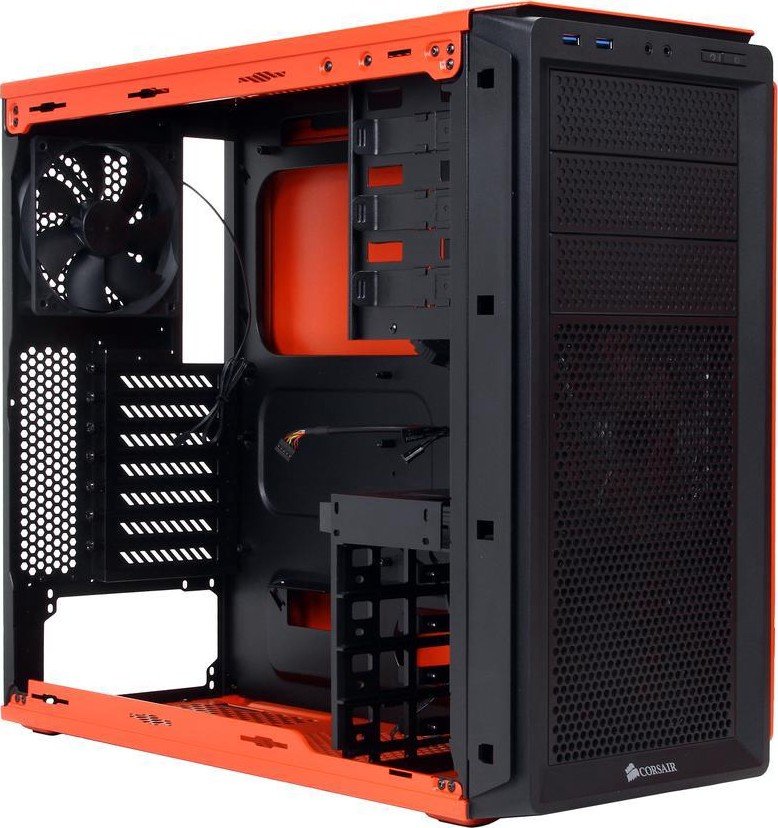 Корпус Corsair Graphite Series 230T Compact Mid Tower Case Orange (CC ...