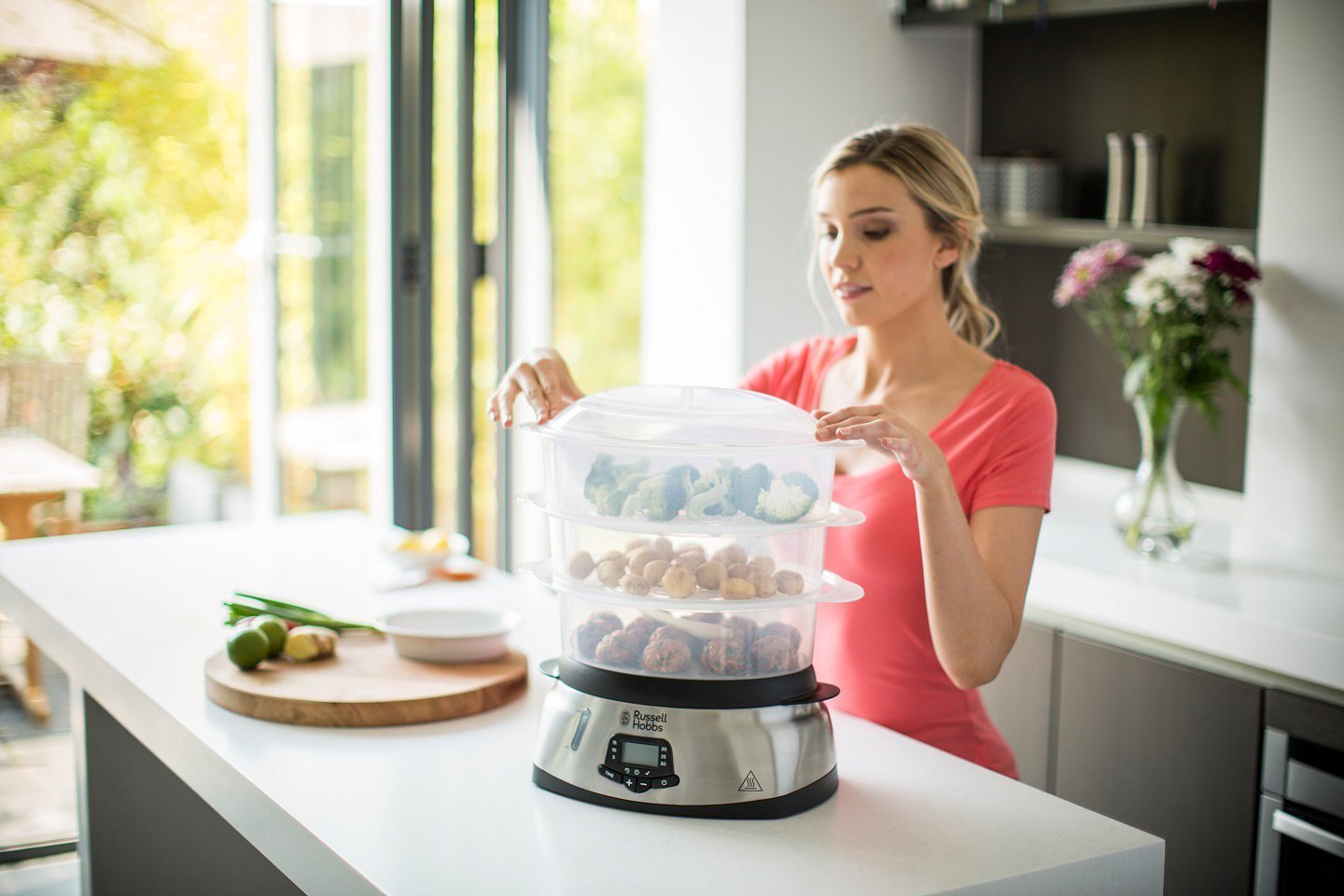 Пароварка Russell Hobbs 23560-56 MaxiCook купить | ELMIR - цена, отзывы ...